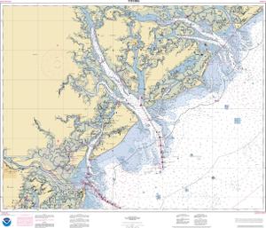 NOS 11513 OGF ST HELENA SOUND TO SAVANNAH RIVER – Pilothouse Charts