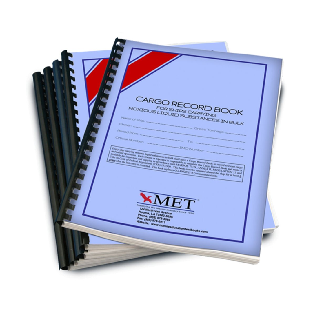 Cargo Record Book for Ships MET BK-652 – Pilothouse Charts