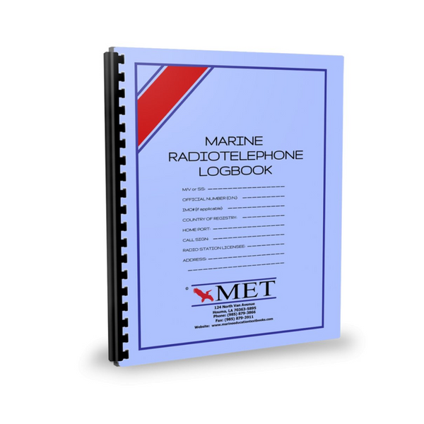 Marine Radio Telephone Logbook – Pilothouse Charts