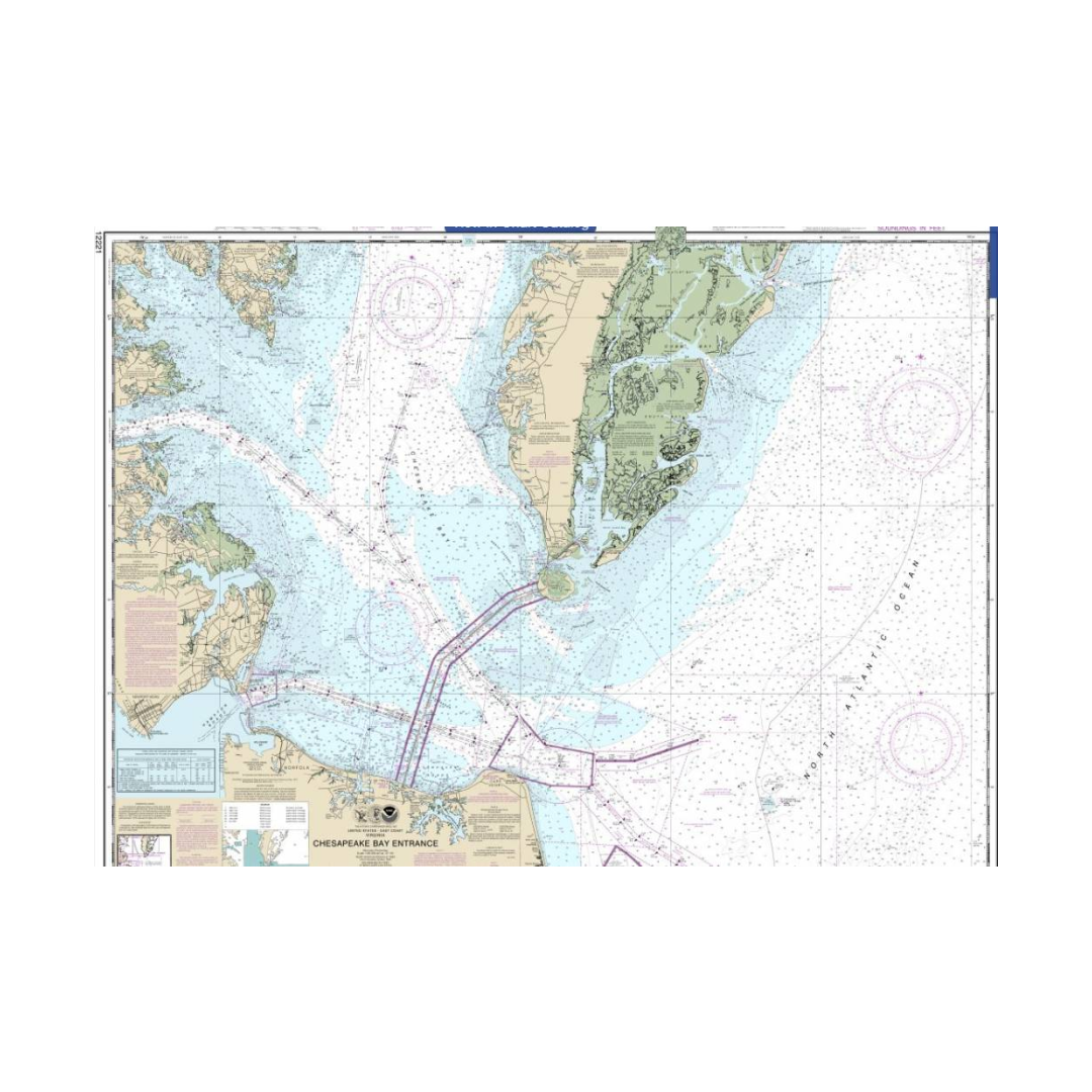 NOS 12221 OGF Chesapeake Bay Entrance – Pilothouse Charts