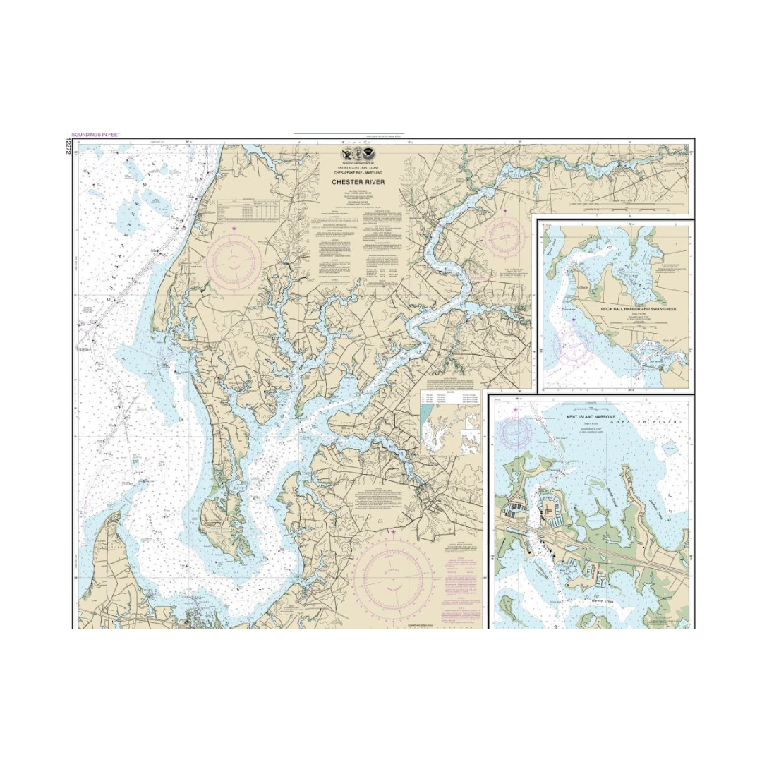 NOS 12272 OGF Chester River – Pilothouse Charts