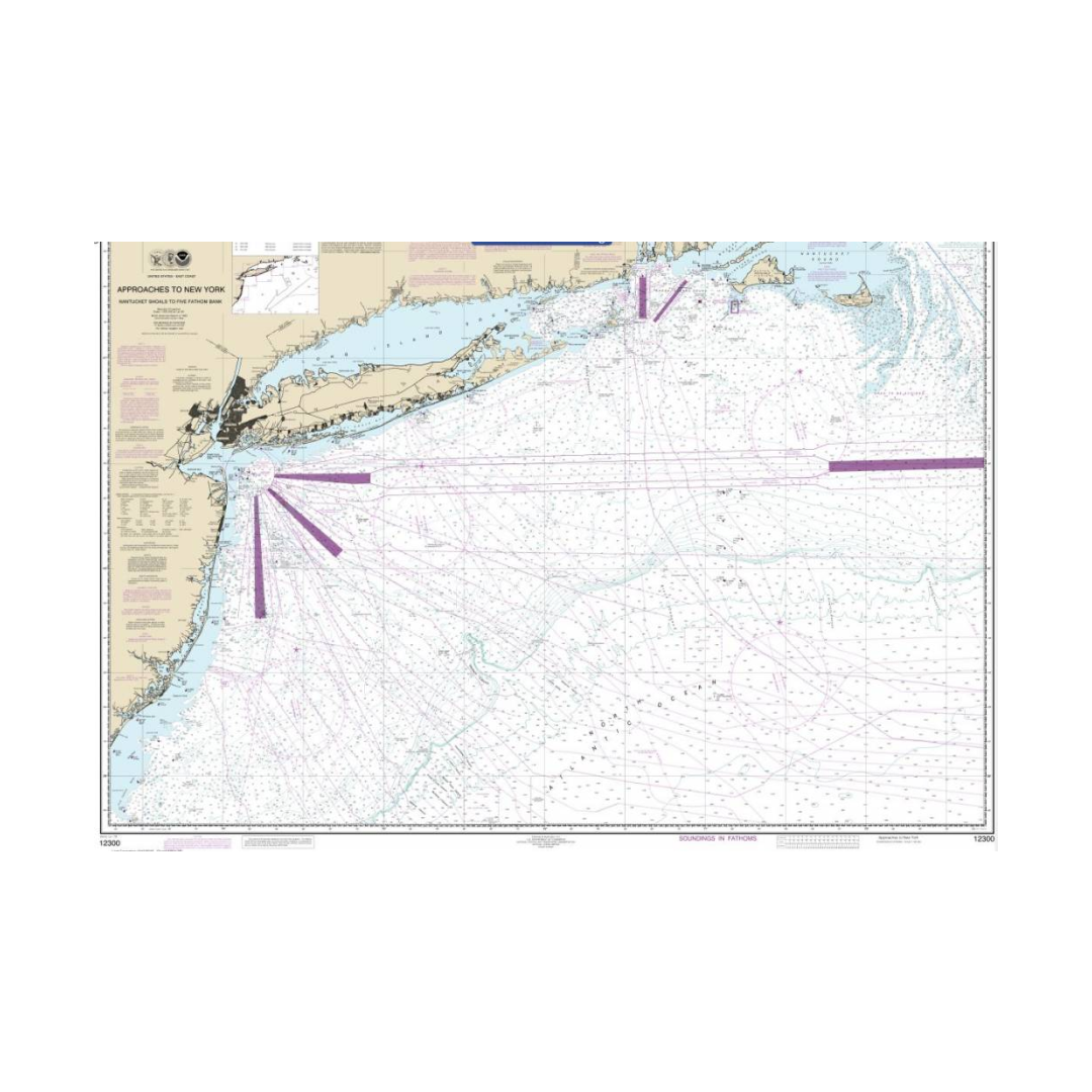 NOS 12300 OGF Approaches to New York – Pilothouse Charts