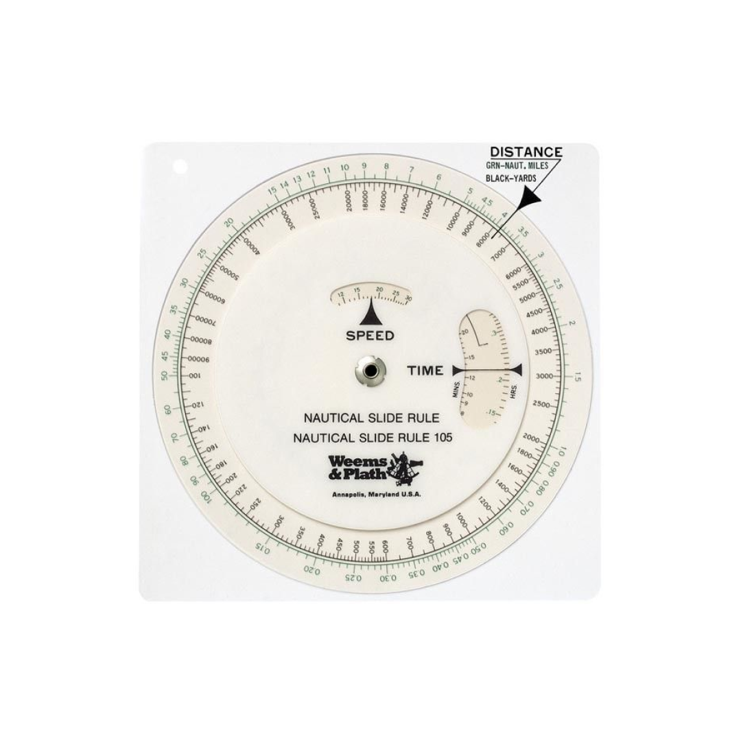 Nautical Circular Slide Rule W&P 105 – Pilothouse Charts
