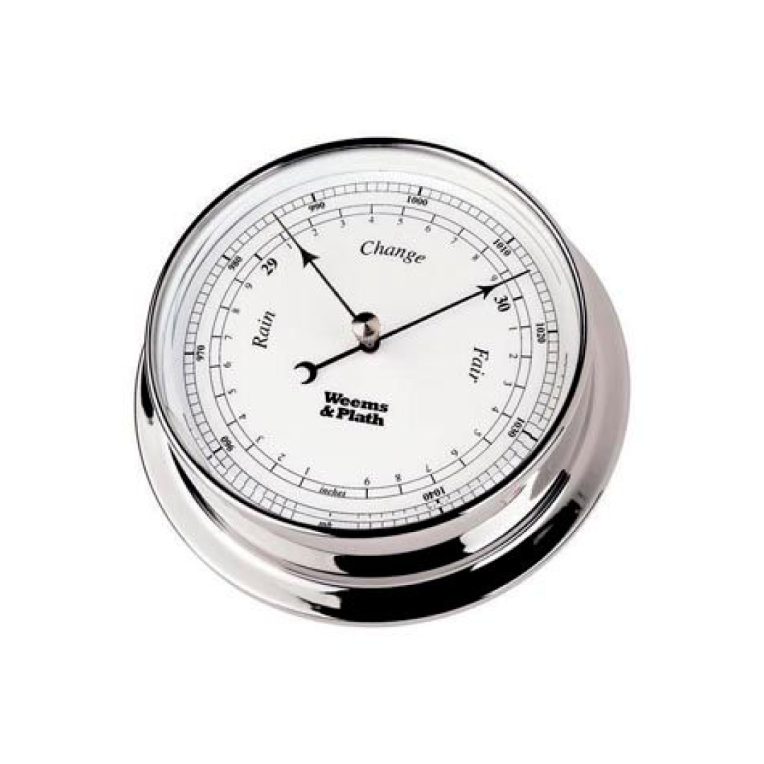 W&P Chrome Endurance125 Barometer – Pilothouse Charts